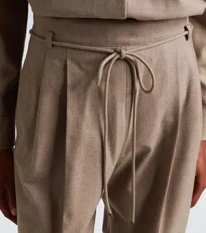 Max Mara Cashmere-blend Straight Pants
