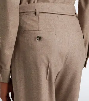 Max Mara Cashmere-blend Straight Pants