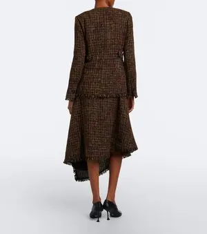 Proenza Schouler White Label Layne Bouclé Midi Skirt