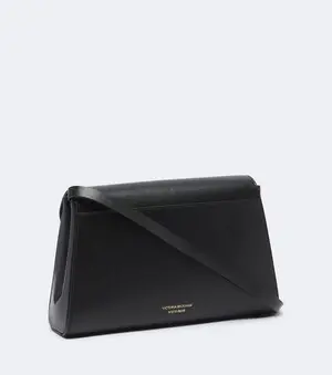 Victoria Beckham Dorian Trapeze Leather Shoulder Bag - Black