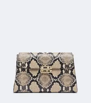 Victoria Beckham Dorian Trapeze Leather Shoulder Bag - Brown