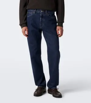 Thom Sweeney Mid-rise Slim Jeans