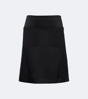 COURREGES Courrèges Satin Pencil Skirt
