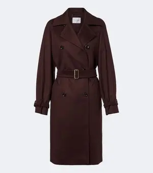 Max Mara Double-breasted Cashmere Trench Coat