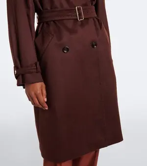 Max Mara Double-breasted Cashmere Trench Coat