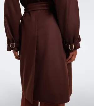 Max Mara Double-breasted Cashmere Trench Coat