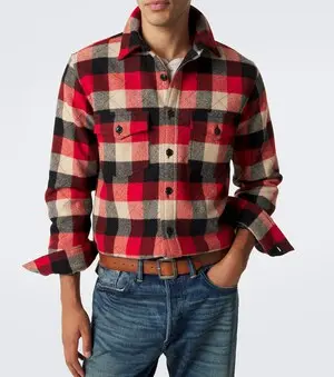 Ralph Lauren Padded Plaid Wool Twill Overshirt