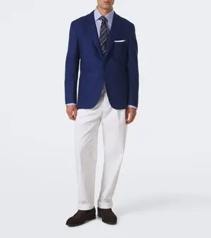 Kiton Wool And Cashmere Blazer