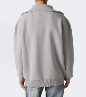Dolce & Gabbana Logo Virgin Wool Cardigan