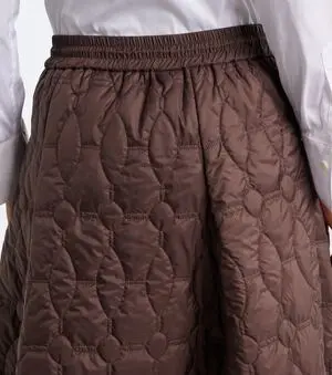 Brunello Cucinelli Technical Padded Midi Skirt