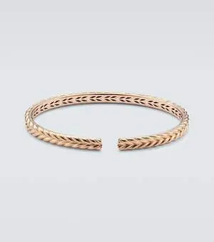 David Yurman Chevron 18kt Rose Cuff Bracelet