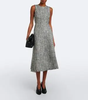 Proenza Schouler White Label Beatrix Bouclé Midi Dress