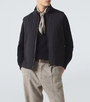 Agnona Quilted Vest