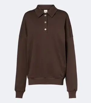 NORBA Cotton Polo Sweater - Brown