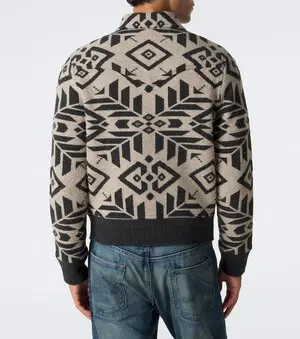 Ralph Lauren Wool Jacquard Blouson Jacket
