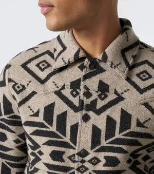Ralph Lauren Wool Jacquard Blouson Jacket
