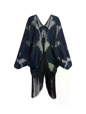 TALLER MARMO 1920 Fringed Silk Coat