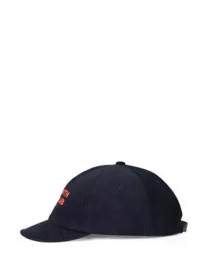 Paul Smith Navy 'book Club' Corduroy Cap