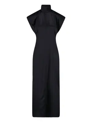 Bottega Veneta Midi Dress In Silk