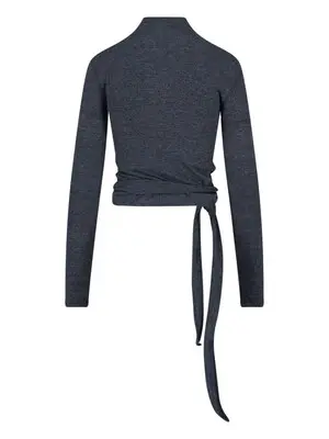 LOW CLASSIC T-shirt “button Up Wrap