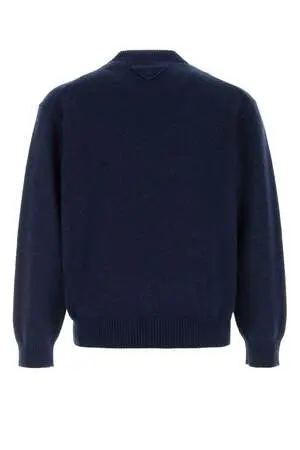 Prada Navy Cashmere Sweater