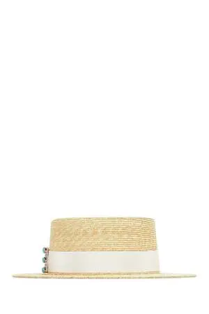 ROGER VIVIER Tres Vivier Turquoise Hat - Multicolor