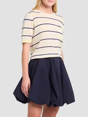 TWP Striped Cashmere T-shirt