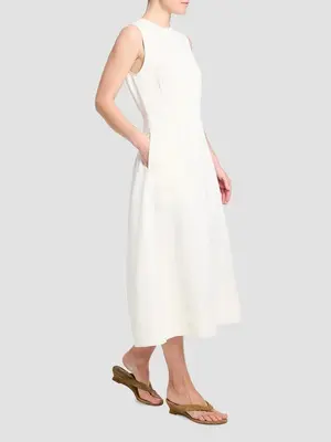 TWP Crewneck Darted Midi Dress