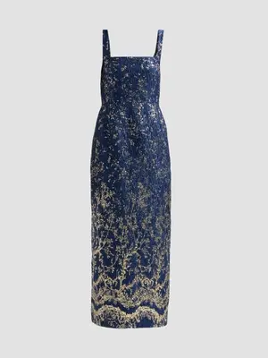 Simkhai Virette Column Maxi Dress