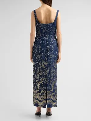 Simkhai Virette Column Maxi Dress