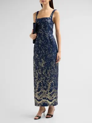 Simkhai Virette Column Maxi Dress