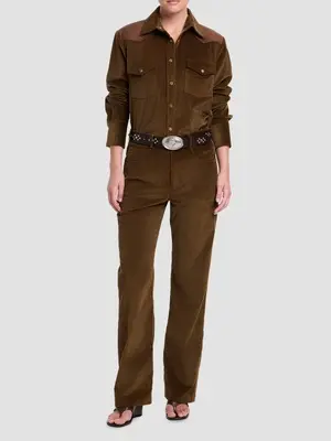 TWP Cowboy Take Me Away Corduroy Shirt