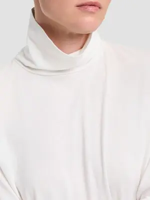 TWP Abby Cotton Turtleneck Top