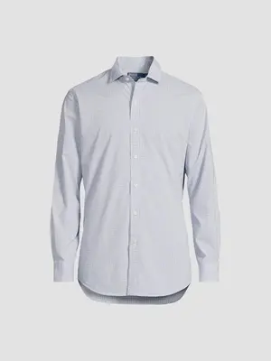 Polo Ralph Lauren Classic-fit Glen Plaid Poplin Shirt - Blue Multi