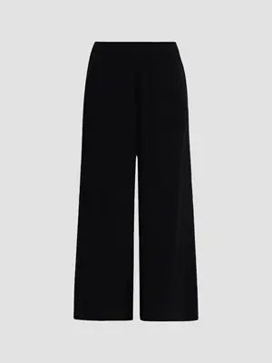 Eileen Fisher Textured Wide-leg Ankle Pants