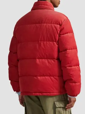 Polo Ralph Lauren The Wainwright Corduroy Hooded Down Jacket - Spring Red