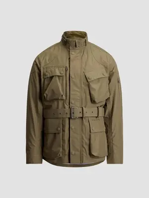 Polo Ralph Lauren Taffeta Belted Zip-up Jacket