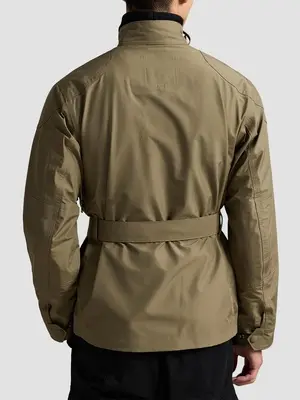 Polo Ralph Lauren Taffeta Belted Zip-up Jacket