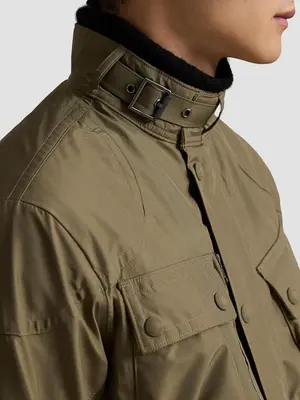 Polo Ralph Lauren Taffeta Belted Zip-up Jacket