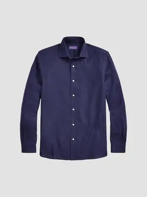Ralph Lauren Purple Label Linen Shirt - Spring Navy