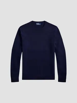 Polo Ralph Lauren Cotton Knit Sweater - Bright Navy