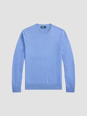 Polo Ralph Lauren Cotton Knit Sweater - Fall Blue