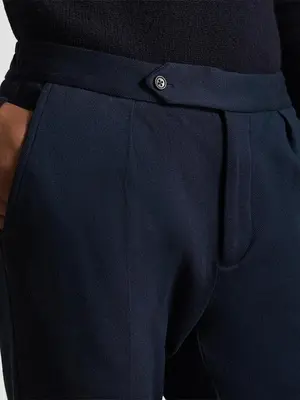 Polo Ralph Lauren Pleated-front Knit Mesh Sport Trousers