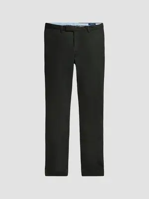 Polo Ralph Lauren Stretch-twill Flat-front Trousers - Deep Grey