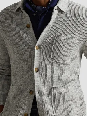 Polo Ralph Lauren Rib-knit Cotton Pocket Cardigan
