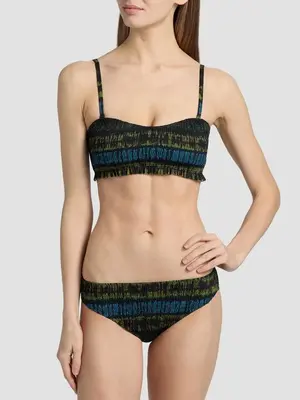 Ulla Johnson Marseille Smocked Bikini Top - Lagoon