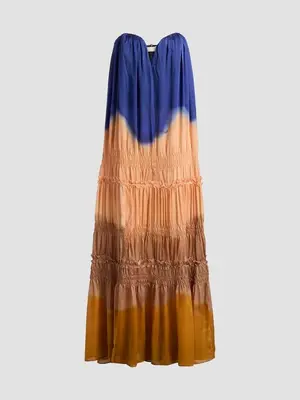 Ulla Johnson Veil Silk Strapless Gown