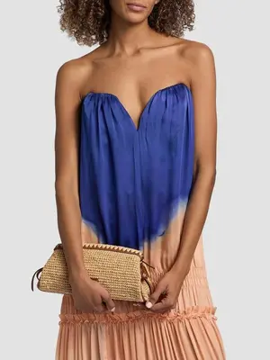 Ulla Johnson Veil Silk Strapless Gown