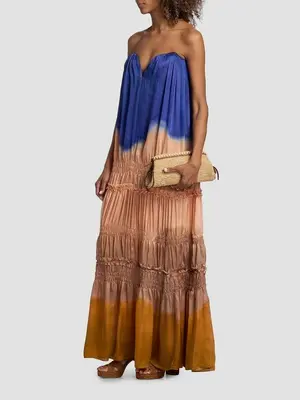 Ulla Johnson Veil Silk Strapless Gown