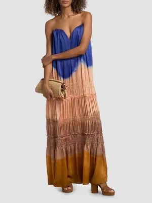Ulla Johnson Veil Silk Strapless Gown